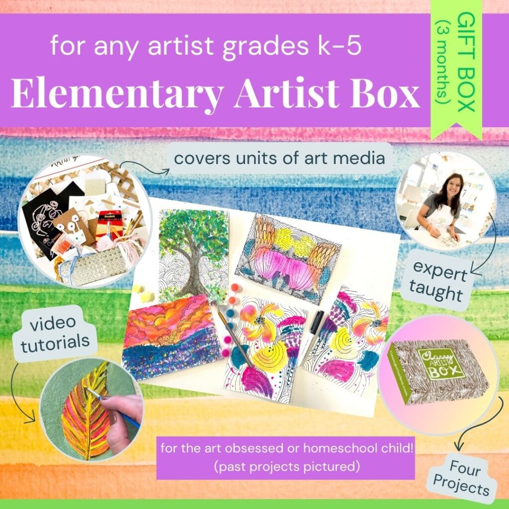 Elementary Artist Box Monthly • Classy Artist Box
