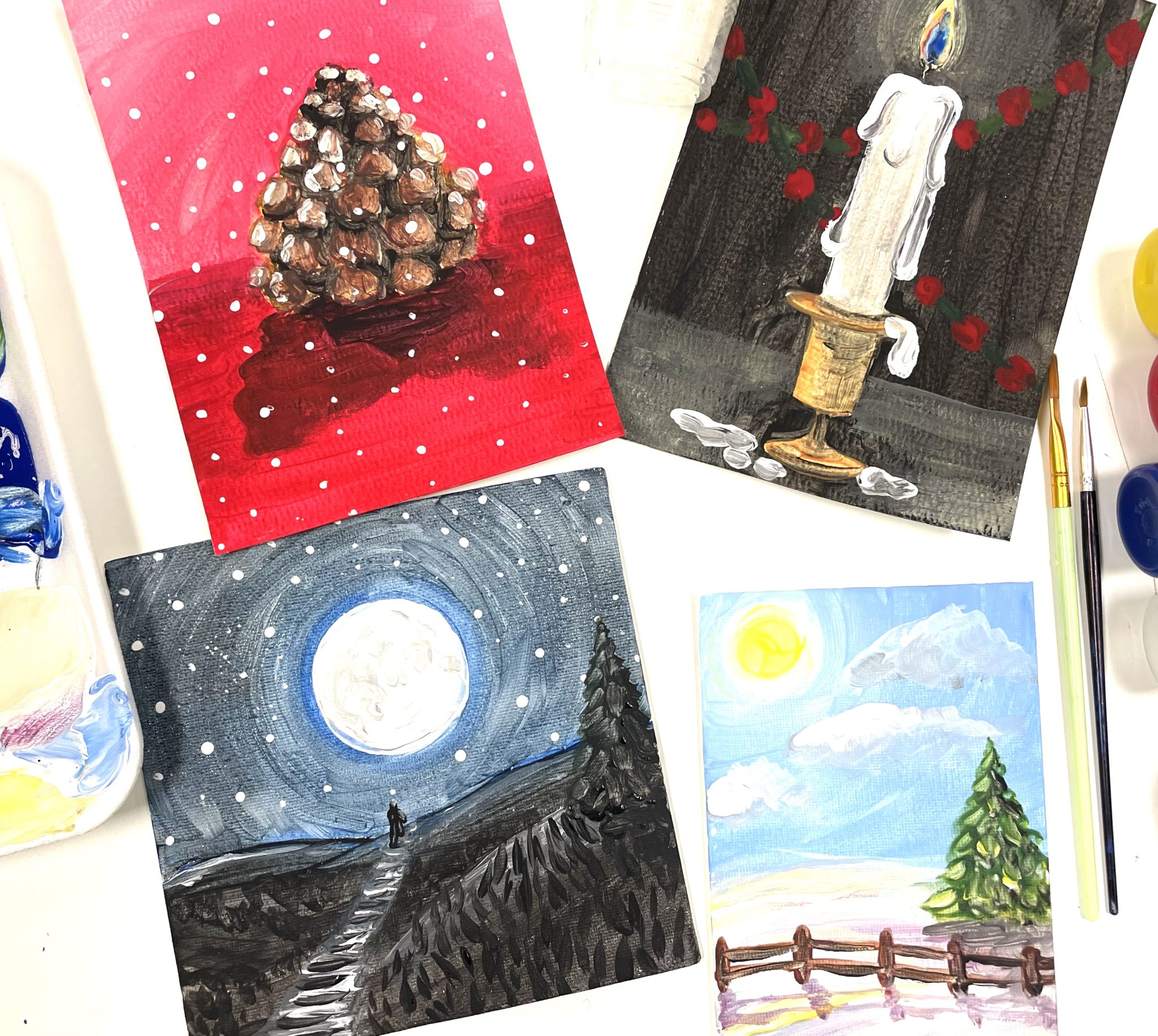 Welcome to your art class in a box! • Classy Artist Box, online art ...